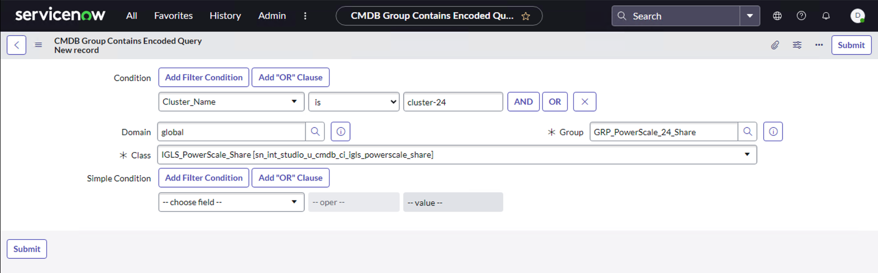 Eyeglass to ServiceNow Application Service Dashboard for Disaster ...