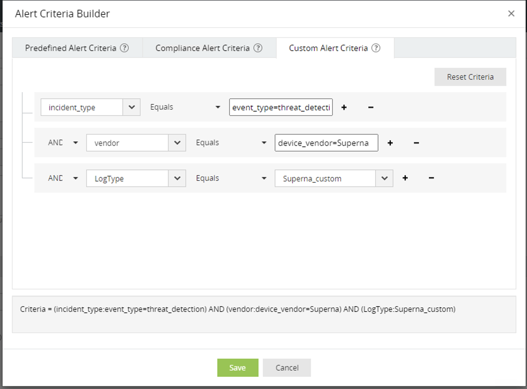 ManageEngine SIEM Log360 Zero Trust Alarm Integration SYSLOG