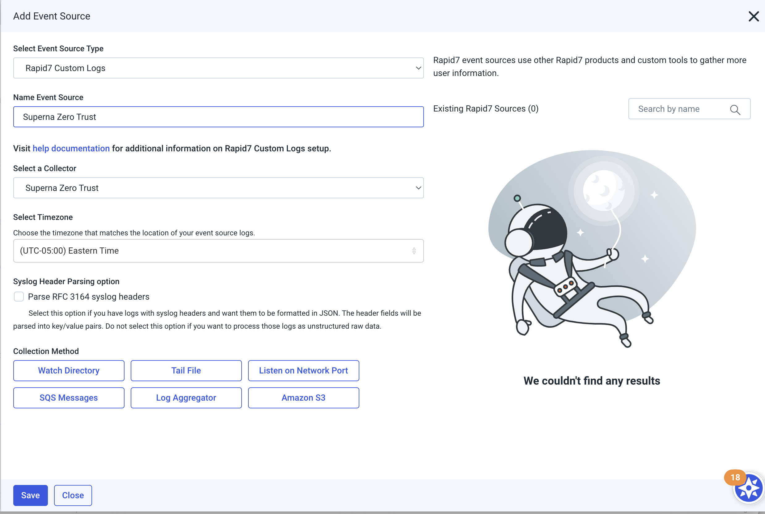 Rapid7 InsightIDR Superna Zero Trust Alerts