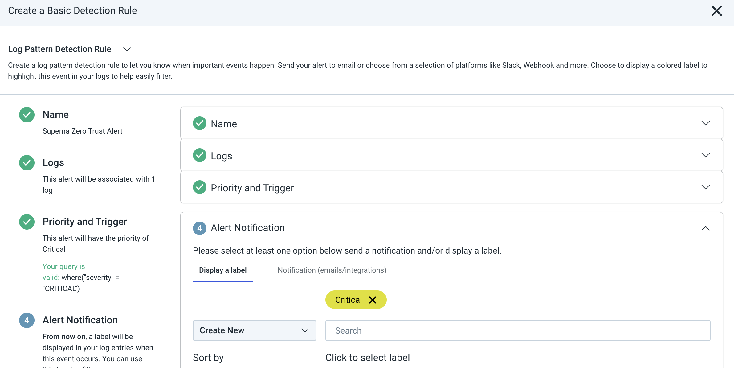 Rapid7 InsightIDR Superna Zero Trust Alerts