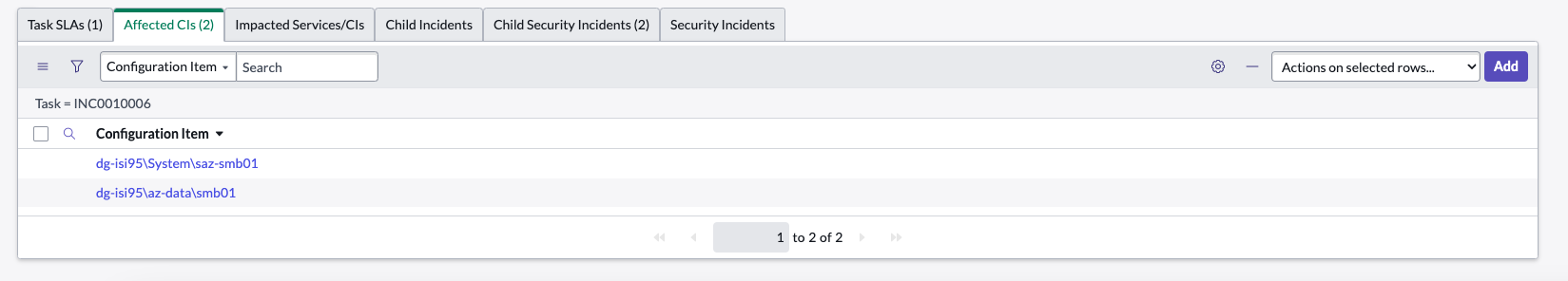 ServiceNow Incident Management Integration with Zero Trust Alerts