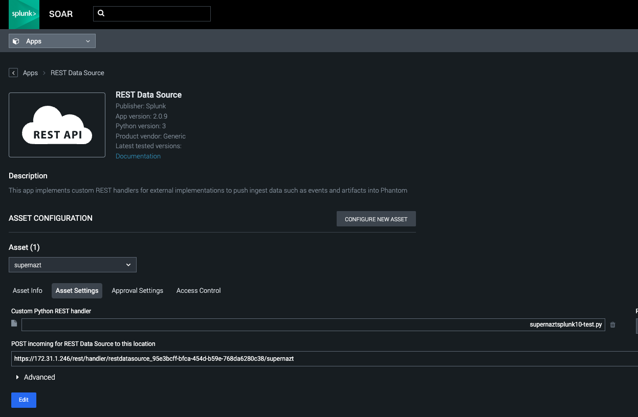 Splunk Soar Integration with Zero Trust Alarms